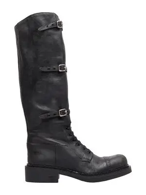 MIU MIU Miu Miu Women High Leather Boots