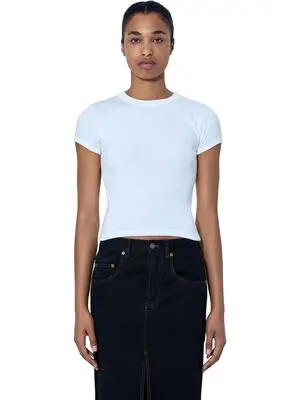 Saint Laurent Cotton Jersey T-shirt - White
