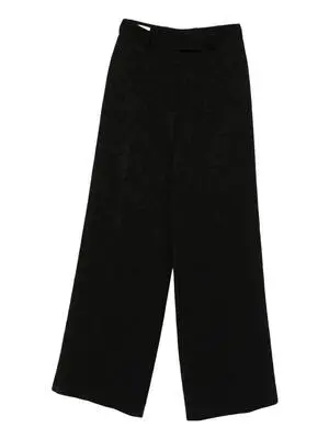 Dries Van Noten Wide-leg Jacquard Trousers - Multicolor