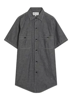 MAISON MARGIELA Maison Margiela Gray Cotton Shirt Men Gray
