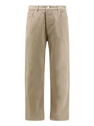 AMI Paris Cotton Trousers - Multicolor