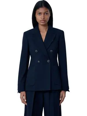 Max Mara Wool Blazer - Blue