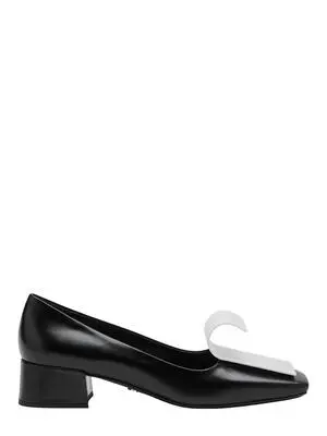 Prada Leather Decollete - Black