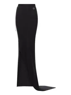 Moncler Rick Owens Adjustable Knitted Skirt - Black