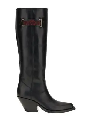 Chloé Azelan Over-the-knee Leather Boots - Black