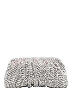Benedetta Bruzziches Crystal Embellished Clutch - Silver
