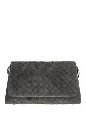 Bottega Veneta Giorno Shoulder Bag Gray