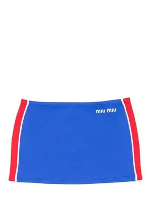 Miu Miu Nylon Mini Skirt - Multicolor