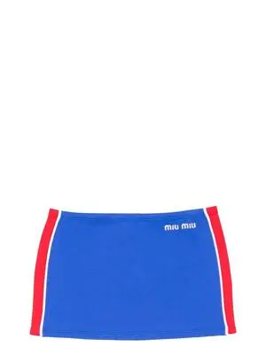 Miu Miu Nylon Mini Skirt - Multicolor