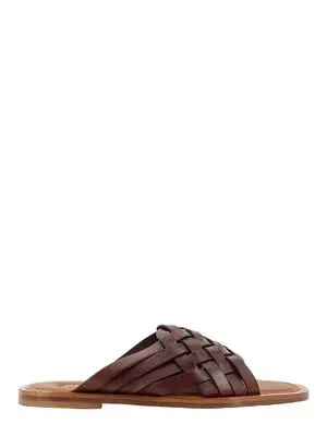 Miu Miu Leather Sandals - Multicolor