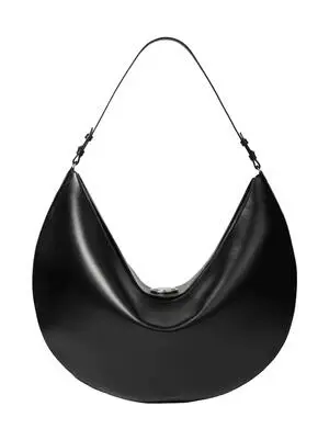 Jacquemus Crescent Leather Bag - Black