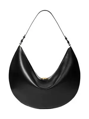 Jacquemus Jacquemus Crescent Leather Bag Black
