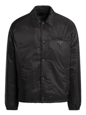 Prada Re-nylon Zip-up Jacket - Black