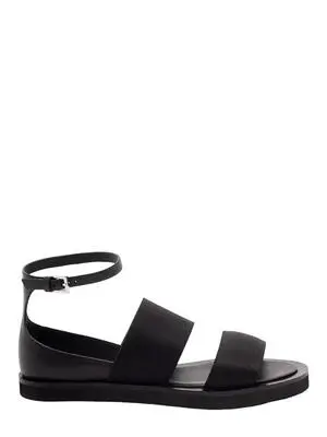 Max Mara Leather Flat Sandals - Multicolor