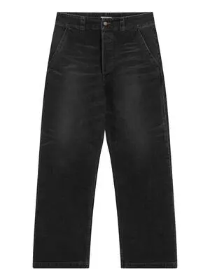 Fear Of God Washed-effect Denim Jeans - Black