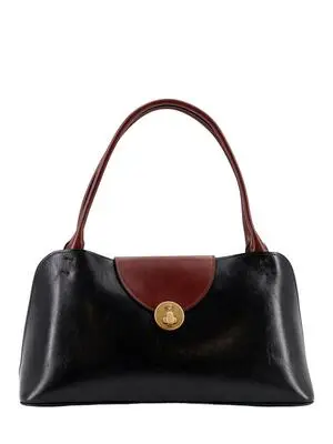 Versace Versace Women Vivian Leather Shoulder Bag Black