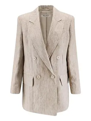 Max Mara Linen Blazer - Cream