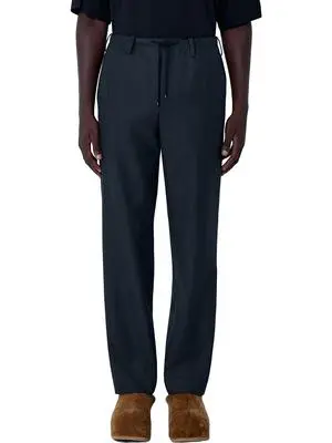 Dries Van Noten Tailored Wool Pants - Gray