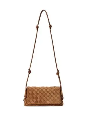 Bottega Veneta Notturno Shoulder Bag - Brown