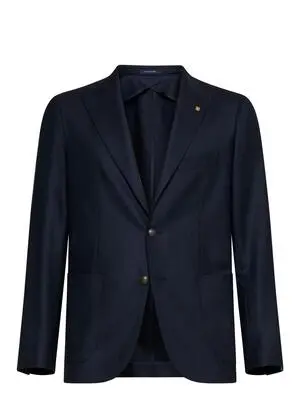 Tagliatore Montecarlo Wool And Cashmere Blazer - Multicolor