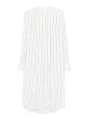 TOTEME Striped Day Dress - White