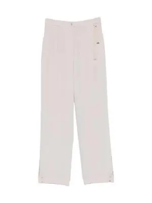 Herno Grey Trousers Straight Trousers - Gray