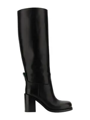 Bottega Veneta Leather Knee-high Boots - Black