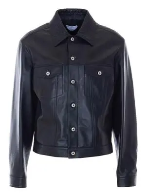 Bottega Veneta Leather Jacket - Black