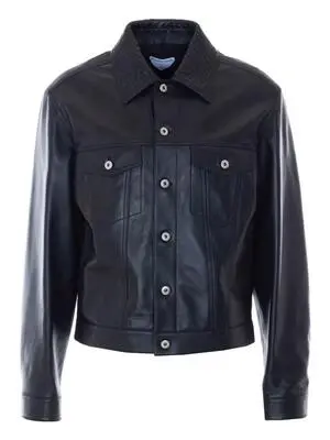 Bottega Veneta Leather Jacket - Black