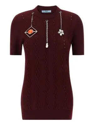 Prada PRADA Charms Sweater Multicolor