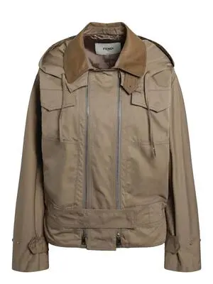 Fendi FENDI Cotton Jacket Cream