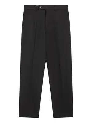 Fendi Wool Trousers - Brown