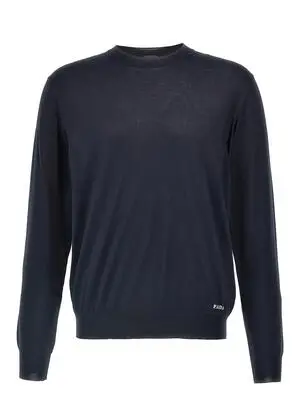 Prada Prada Men Silk Sweater Blue