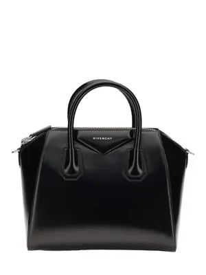 Givenchy Antigona Small Leather Box Handbag - Black