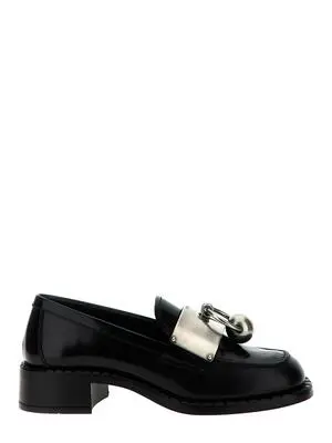 Prada Piercing Loafers - Black