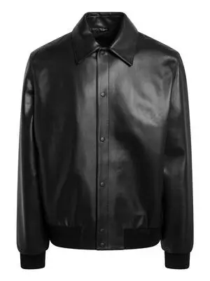 Fendi Leather Blouson - Black