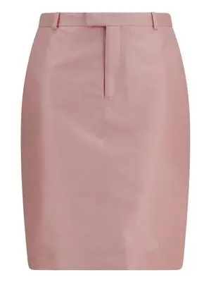 Gucci Silk Faille Skirt - Pink