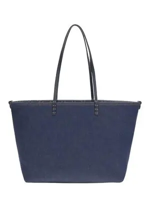 Fendi Reversible Denim Tote Bag - Blue