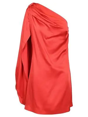 Stella McCartney Satin Mini Dress - Red