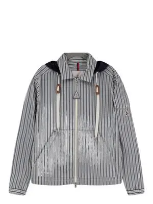 Moncler MONCLER Striped Cotton Jacket Multicolor