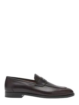 Loro Piana Sergio Calfskin Loafer - Brown