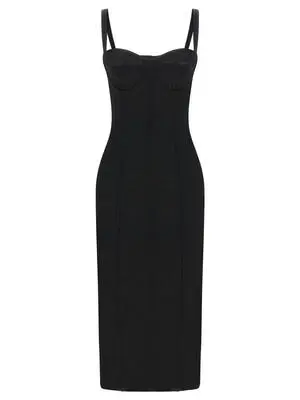 Dolce & Gabbana Sicily Bra Corset Dress - Black