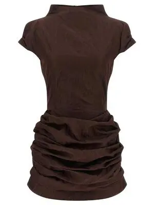 Magda Butrym 48 Dress - Brown