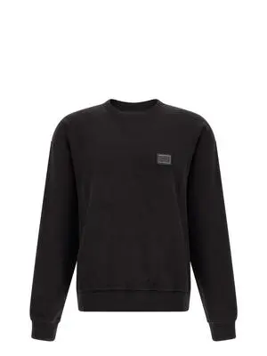 Dolce & Gabbana Logo Plaque Sweatshirt - Black