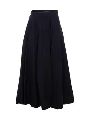 Balenciaga Godet Maxi Skirt - Black