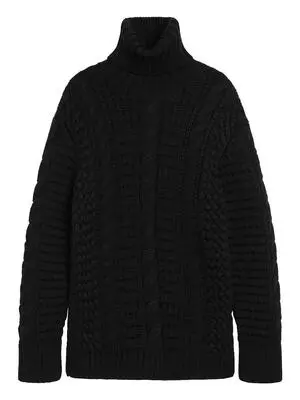 MONCLER X EDWARD ENNINFUL Wool Turtleneck Sweater - Black