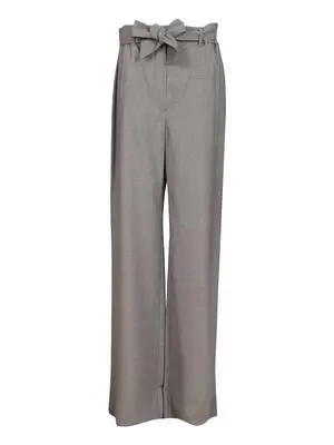 Max Mara MAX MARA Wide Wool Trousers Salpa Gray