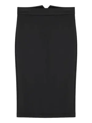 MONCLER X EDWARD ENNINFUL Pencil Skirt - Black