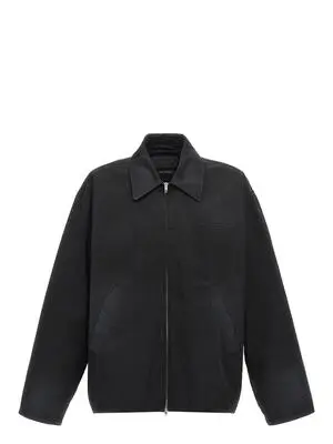 Balenciaga Bb Garderobe Cotton Canvas Jacket - Black