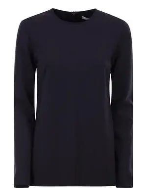 Max Mara MAX MARA Slim Fit Crew Neck Top Multicolor